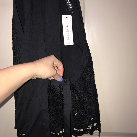 She and Sky | Tops | Nwt Cute Black Lace Backless Top With Bow | Poshmark